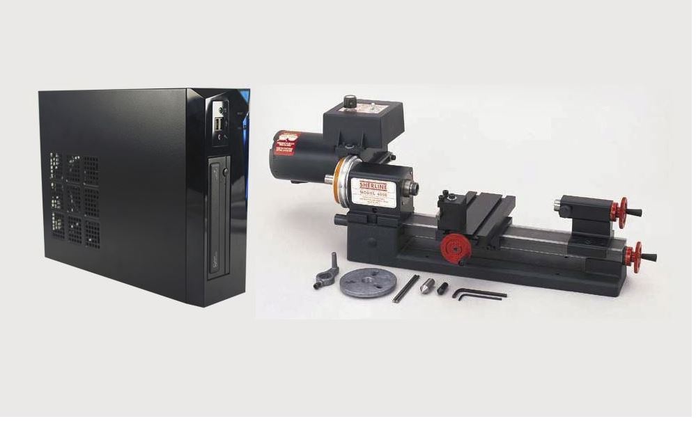 Sherline 4000 CNC w/8765 Complete 3.5 Inch x 8 Inch CNC Lathe System ... Sherline 4000 CNC w/8765 Complete 3.5 Inch x 8 Inch CNC Lathe System ...