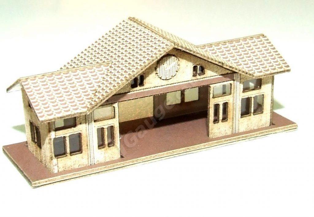 T Gauge 1:450 Scale Station Building Kit B-004 – VCSHobbies