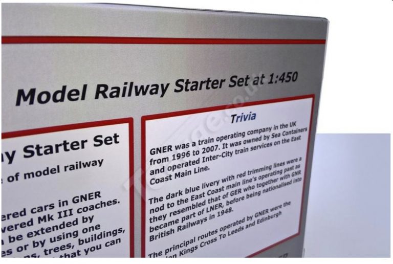 T Gauge GNER Inter-City 125 HST Model Railway Starter Set (R-042/GNER ...