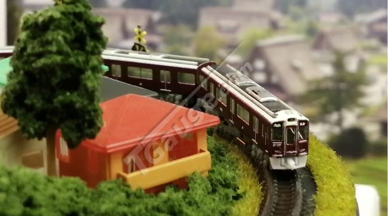 T Gauge Hankyu 9000 Series Train Set Japanese EMU Commuter R-041/9000 ...