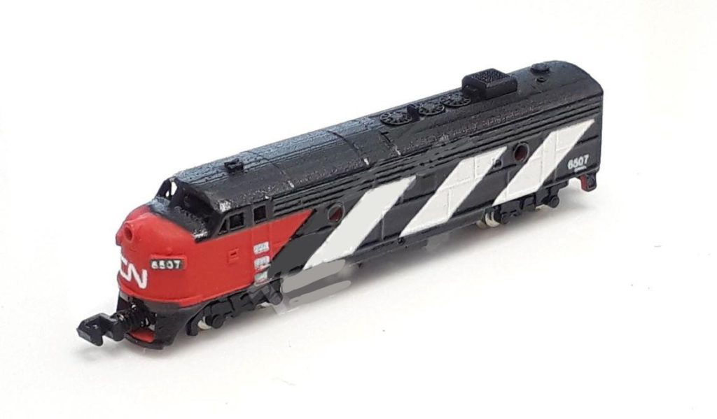 T Gauge CN EMD FP9 Diesel Locomotive RTR Canadian 069-CN – VCSHobbies